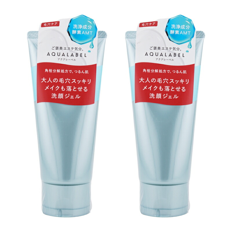 【楽天市場】[2個セット]AQUALABEL アクアレーベル エステ洗顔ジェル 本体 130g ハーバルローズの香り 資生堂 洗顔料 洗顔ジェル スキンケア[ギフトラッピング対応]：DAIKISHOP