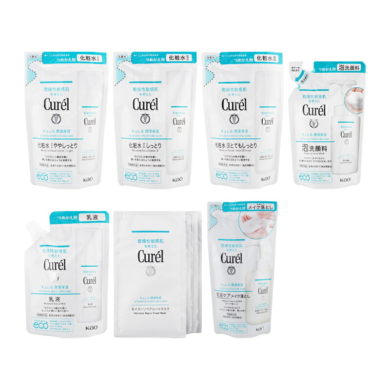 【楽天市場】curel キュレル 潤浸保湿 化粧水 泡洗顔料 乳液 つめかえ用 シートマスククレンジング [7種類から選べる] 医薬部外品 保湿 [ギフトラッピング対応]：DAIKISHOP