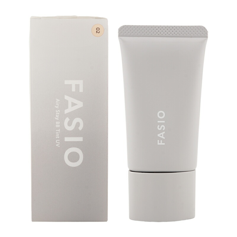 【楽天市場】FASIO ファシオ エアリーステイ BB ティント UV 02 ライトベージュ SPF50+ PA++++ 30g ウォータープルーフ 皮脂プルーフ [ギフトラッピング対応 ...