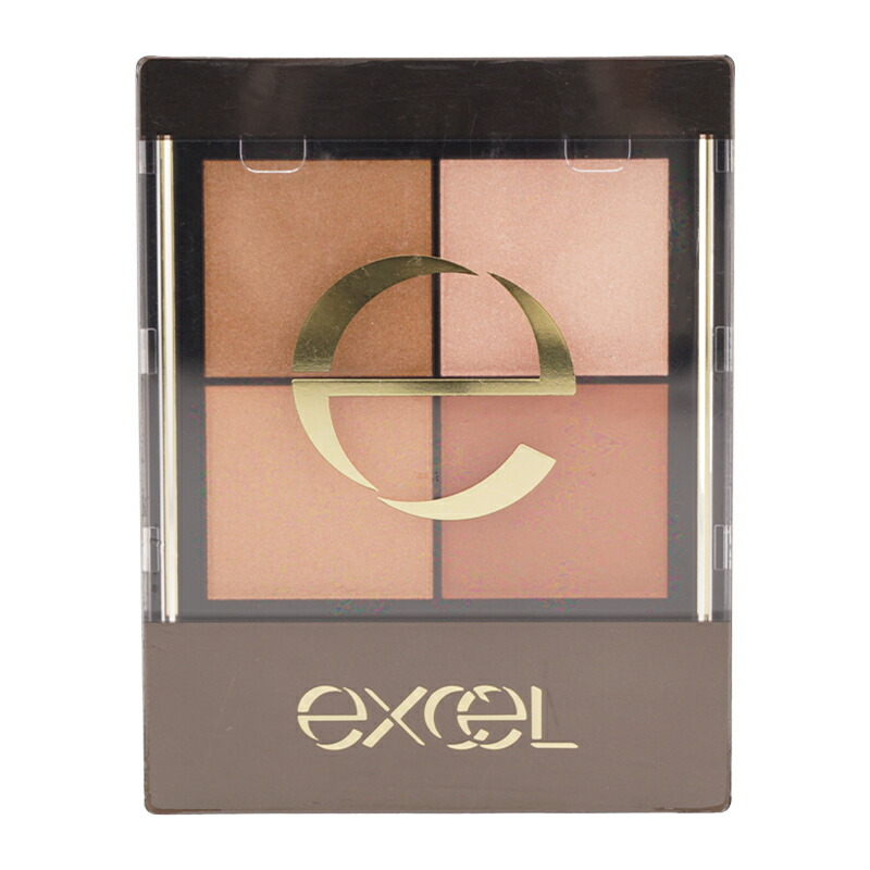 【楽天市場】excel エクセル リアルクローズシャドウ CX01 タッセルミュール アイメイク アイシャドウ 4色 ナチュラル 乾燥 保湿：DAIKISHOP