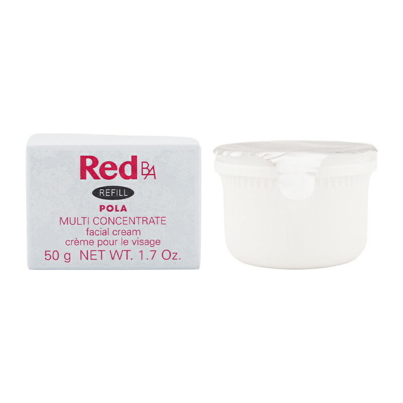 【楽天市場】POLA ポーラ Red B.A マルチコンセントレート リフィル 50g 詰め替え用 乳液 ミルク フェイスクリーム 潤い フレッシュフローラルの香り[ギフトラッピング対応 ...