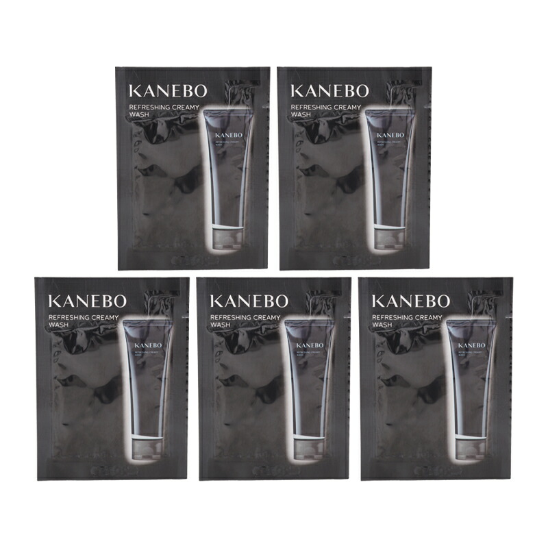 【楽天市場】[5個セット]KANEBO カネボウ リフレッシング クリーミィ ウォッシュa 洗顔料 2g お試し用 旅行用 携帯ミニサイズ 小分け 洗顔フォーム[ギフトラッピング対応]：ダイキ ...