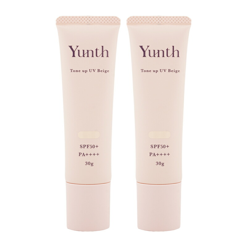 【楽天市場】[2個セット]Yunth ユンス 生VCトーンアップUV ベージュ 30g UV化粧下地 SPF50+ PA++++ 美容液成分 パラベンフリー：ダイキ楽天市場店