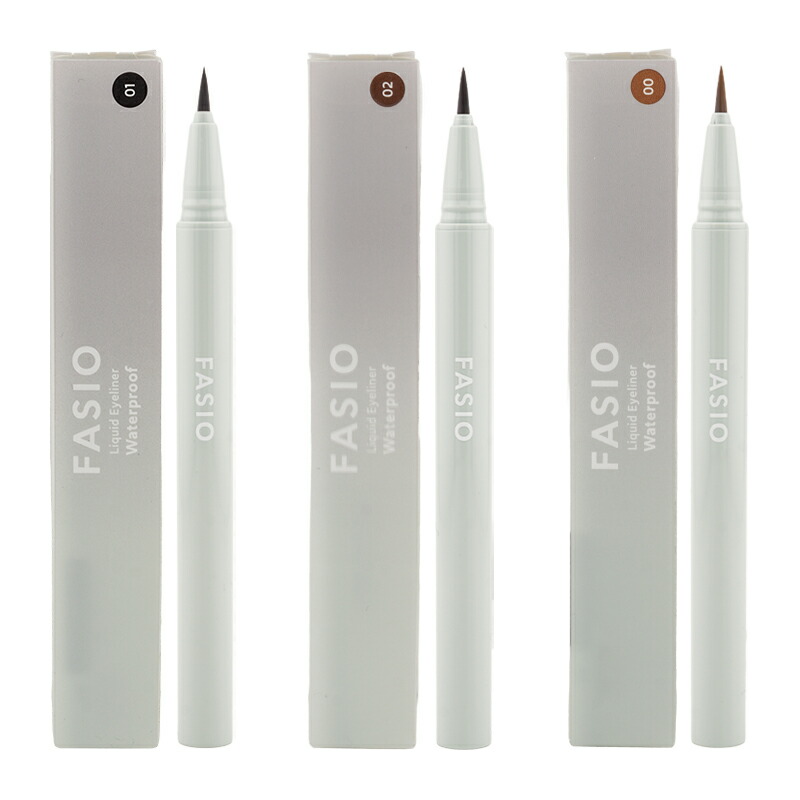 【楽天市場】FASIO ファシオ [3種類から選べる]リキッド アイライナーフェザーフィット成分 ウォータープルーフ：ダイキ楽天市場店