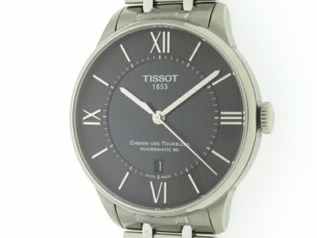 【楽天市場】TISSOT ティソ 時計 シュマンデトゥレル T099407A ブラック文字盤 メンズ ステンレス 自動巻き【436 ...