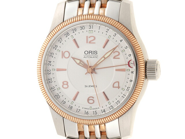 【楽天市場】ORIS オリス 時計 ビッグクラウン ポインターデイト 01 754 7628 4361-07 自動巻き ステンレス GP ...