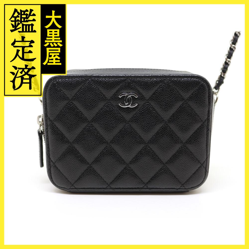 【楽天市場】CHANEL シャネル ミニカメラバッグ ブラック/SV シルバー金具 AP2426 2120000340628 【200】【中古 ...