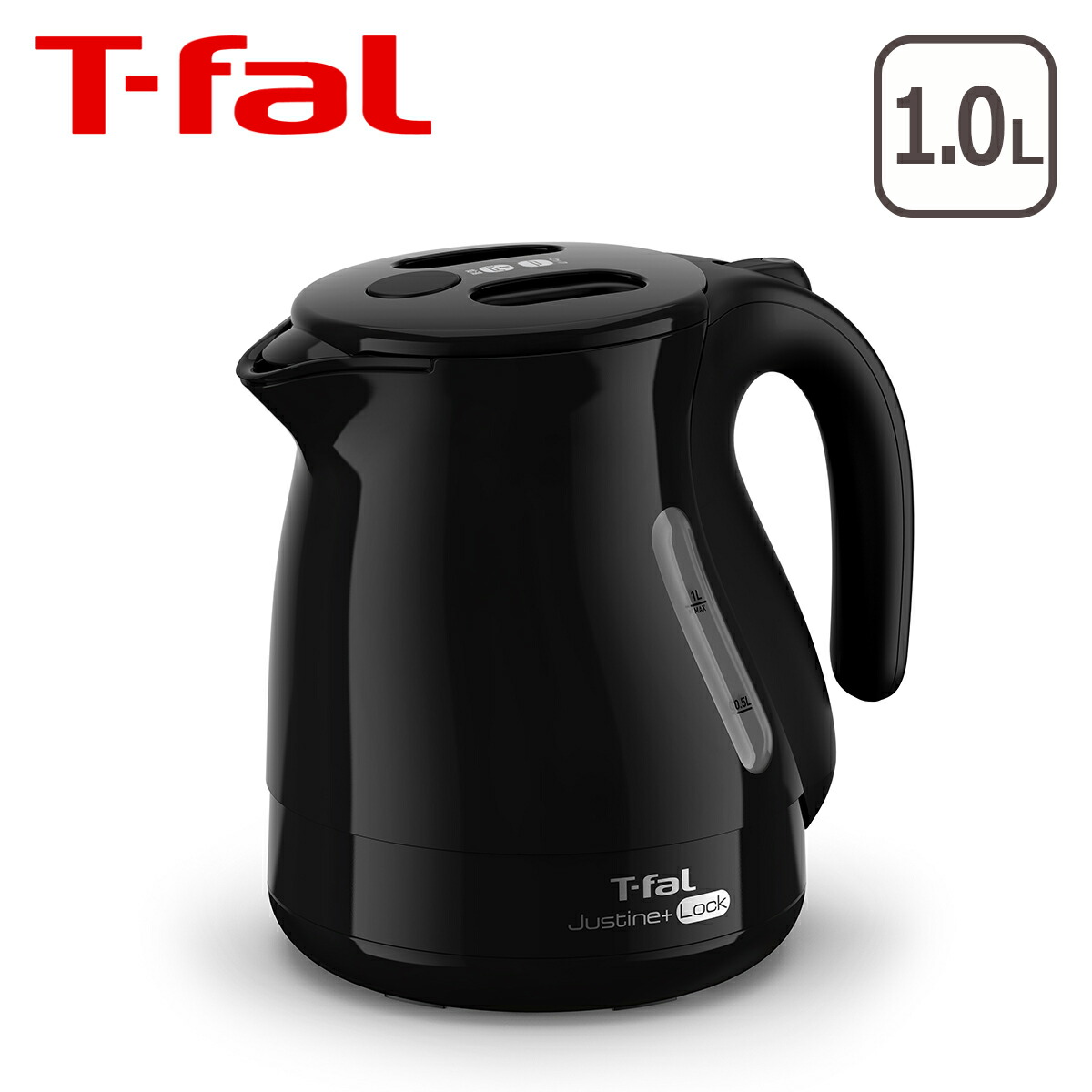 【楽天市場】ティファール 電気ケトル T-fal ジャスティン プラス ロック ブラック 1.0L KO4428JP：daily-3