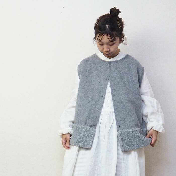 【楽天市場】【Sale！20%OFF！】(g) グラム ウールシャギー2WAYボアベスト g-469【￥16,500(税込)→20%OFF！】：デイリースタイル