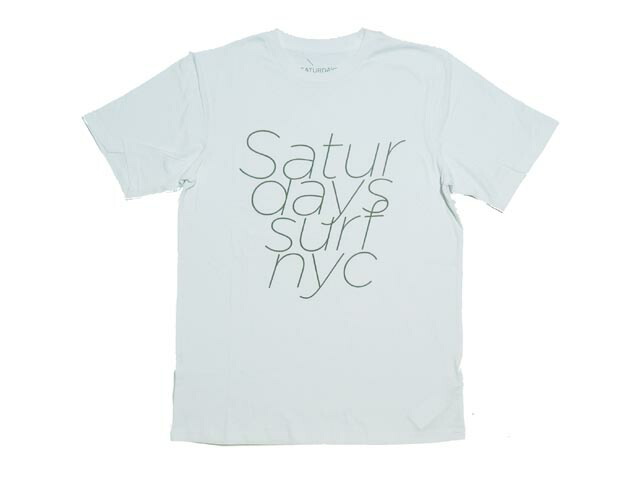 【楽天市場】Saturdays Surf NYC サタデイズ サーフ Front Logo tee フロント ロゴ ティ(WHITE)：dainago