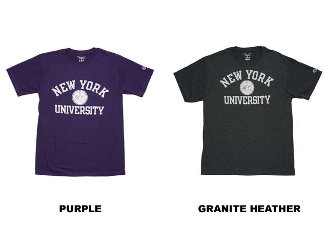 【楽天市場】NYU Champion New York University Short Sleeve T-Shirt チャンピオン ...