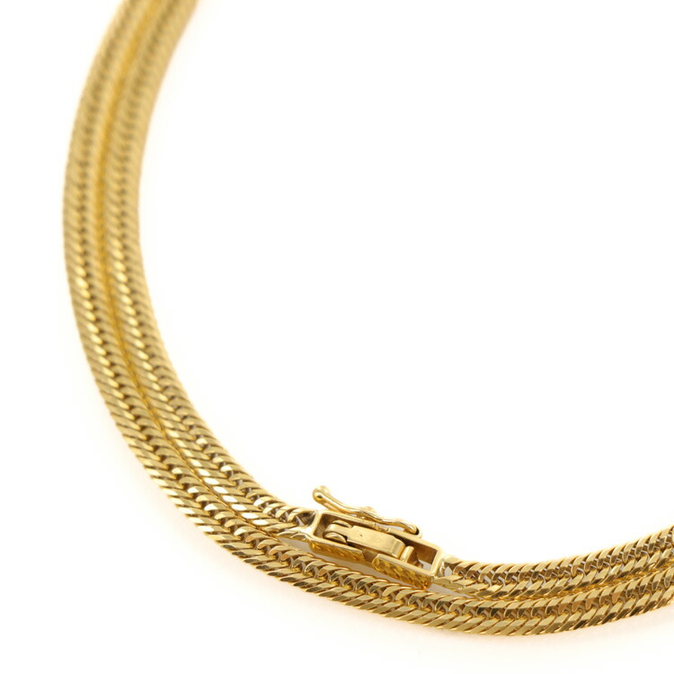 【楽天市場】【中古】喜平 トリプル 6面 50cm ネックレス 12.6g レディース メンズ ジュエリー K18 750 （検定マーク付） ゴールド 10g 15g 20g ...