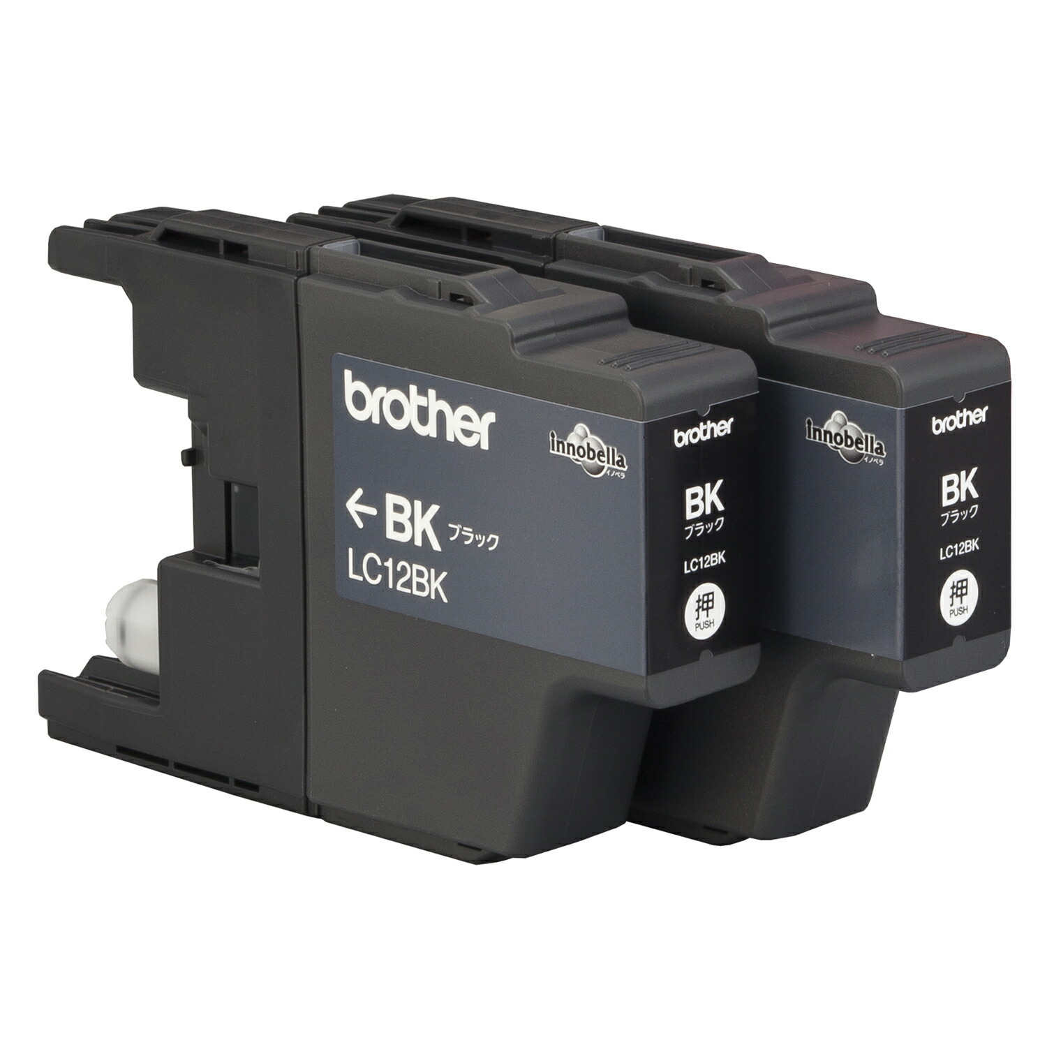 【楽天市場】ブラザー インクカートリッジ 黒 2個入 LC12BK-2PK：DAiYA DEPART