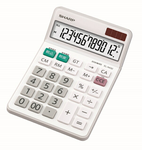 【楽天市場】シャープ 電卓 EL-N432-X：ダイヤストア