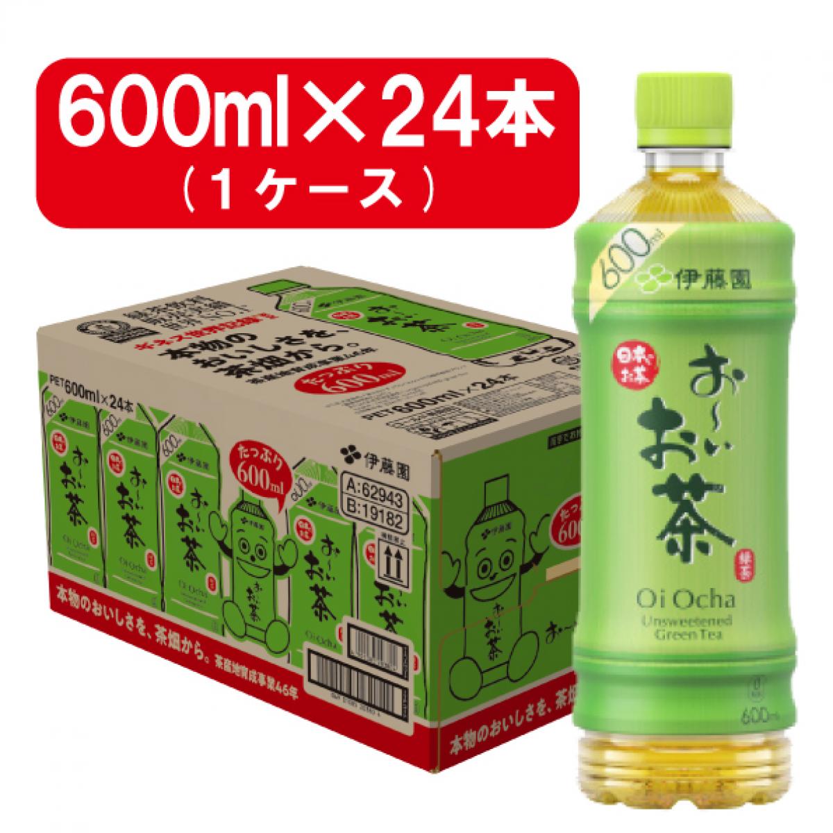 【楽天市場】伊藤園 おーいお茶 緑茶 PET 600ml×24本 箱買い まとめ買い ストック 備蓄 お～いお茶 緑茶 1ケース 飲料：ダイ ...
