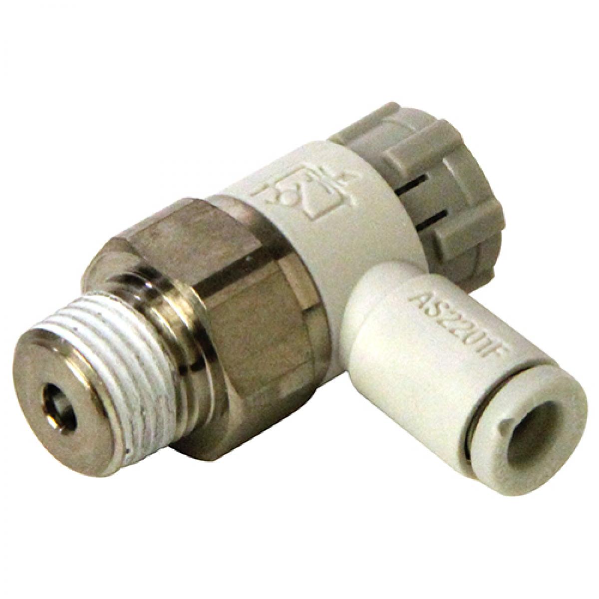 【楽天市場】SK11 スピードコントローラ エルボタイプ 4mmホース用 R1/8 AS2201F-01-04SA ワンタッチ管継手：ダイユーエイト楽天市場店