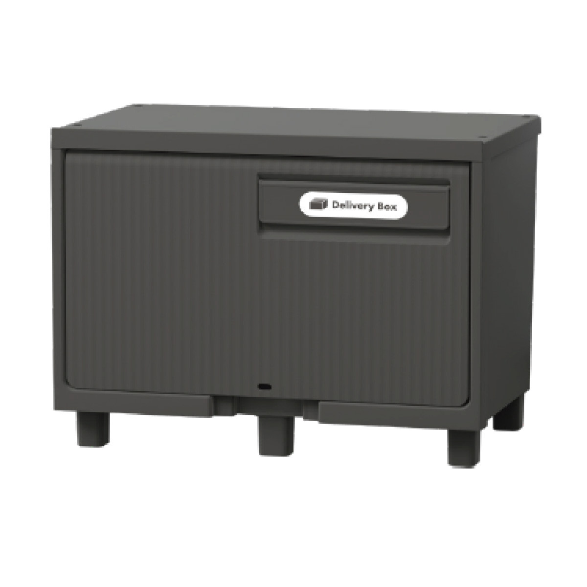 【楽天市場】【在庫有・即納】天馬 積み重ねても受け取れる宅配ボックス ダークグレー DGR 宅配BOX 投函扉 大型荷物 ステッカー付 置き配 ...