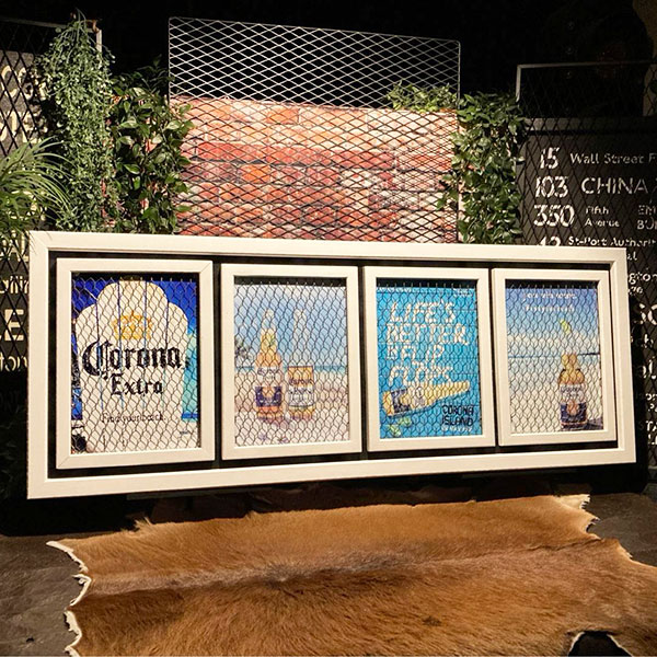 【楽天市場】CORONA OCEAN BEACH!! メタル製アイアンメッシュ4連アートパネル!! ウエストコーストインテリア マリン ...