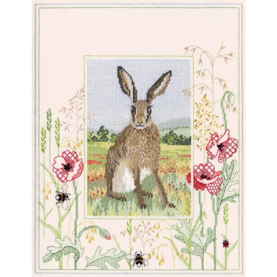 【楽天市場】Bothy Threadsクロスステッチ 刺繍キット 【 "Wildlife - Hare" (野ウサギ) WIL5 】 イギリス DERWENTWATER DESIGNS：ダー ...