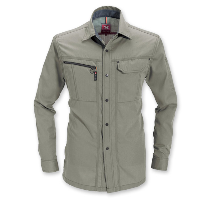 【楽天市場】【バートル BURTLE 6063 長袖シャツ】【春夏】【作業服 バートル】【作業着 バートル】【バートル 6063】[耐久性とソフトな着心地][日本製素材][バートル 6061 ...