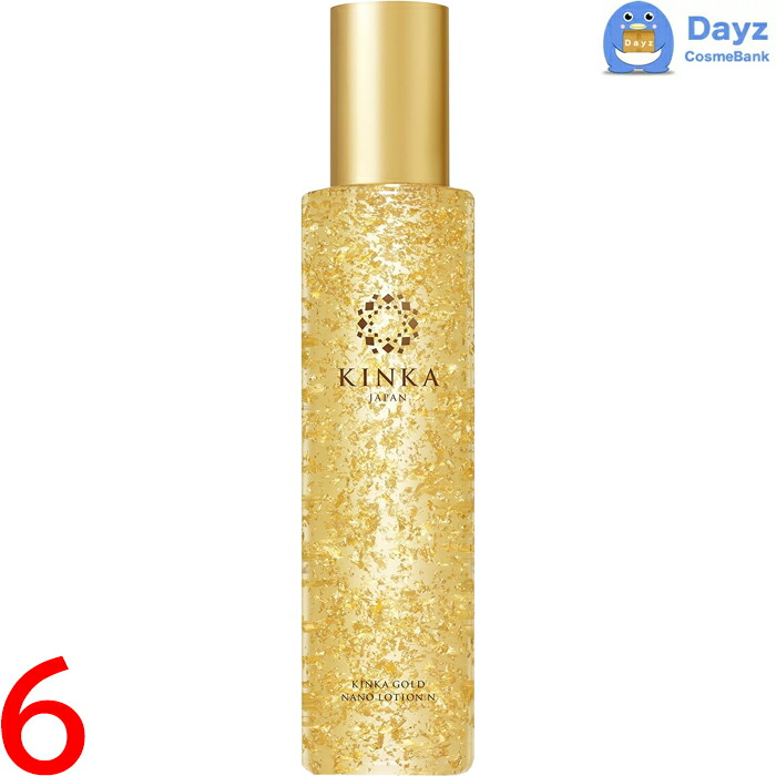 【楽天市場】金華(KINKA) ゴールドナノローション N 180mL 6点セット ｜ 化粧水・ローション / 金箔入り 【NC-L】：Dayz