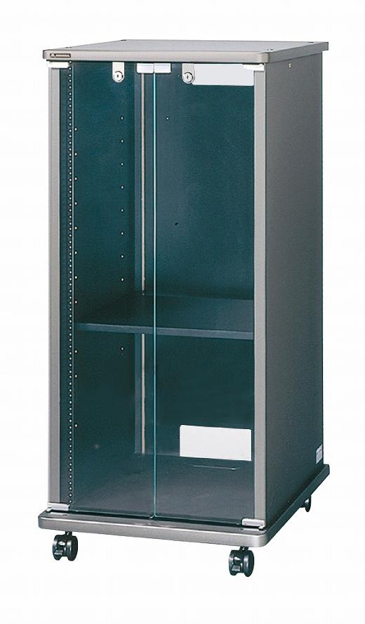 【楽天市場】オーロラ EIA-K24BF3 木製EIAラック スタンダードタイプ 24ユニット(メタリックダークグレー) ファンユニット付：い-ぐる 楽天市場店