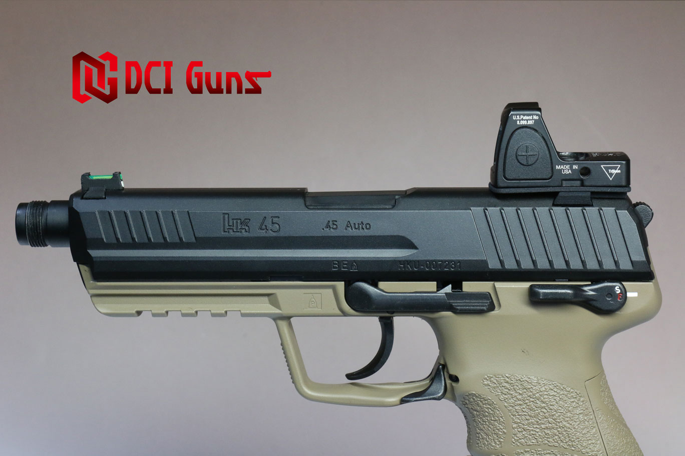 【楽天市場】DCI Guns 東京マルイ HK45/HK45T GBB用RMRマウントV2.0 エアガン エアーガン ガスガン ブローバック ...