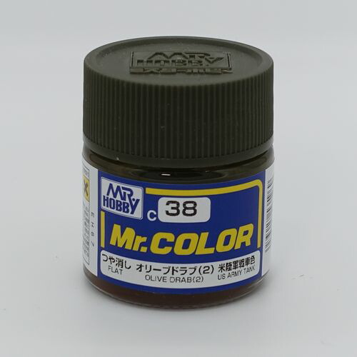 【楽天市場】Mr.カラー C38 オリーブドラブ(2) つや消し Mr.HOBBY：DCMオンライン