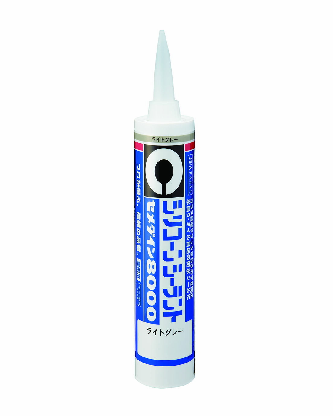【楽天市場】シリコーンシーラント 8000 330ml SR-107 ライトグレー 1本 セメダイン シリコーン シリコーンシーラント 業務用 ...