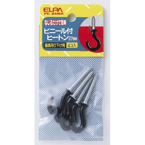 【楽天市場】ヒートンビニール付 PE-04NH ELPA：DCMオンライン