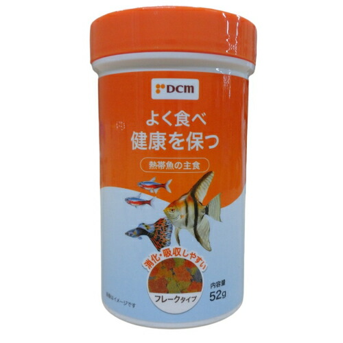 【楽天市場】熱帯魚の主食 フレークタイプ 52g DCM：DCMオンライン