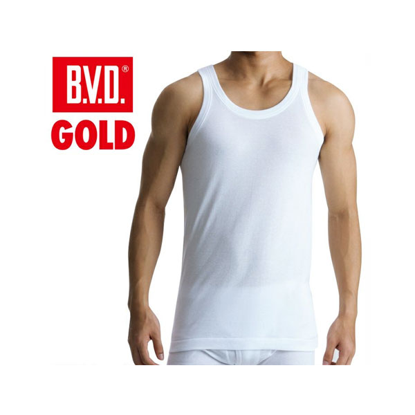 【楽天市場】B.V.D GOLD ランニング G015 ホワイト サイズM/L 管理番号012401 下着 インナー：シャーネーガーZO3