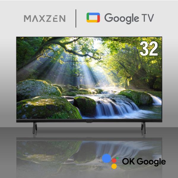 【楽天市場】テレビ 32型 マクスゼン MAXZEN 32インチ Googleテレビ グーグルテレビ 地上・BS・110度CSデジタル 外付けHDD録画機能 HDMI2系統 HDR ...