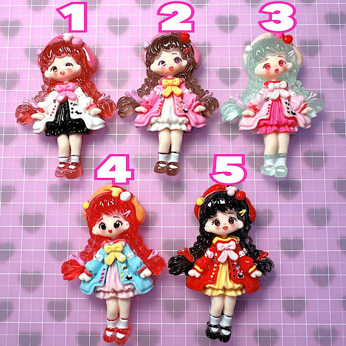 【楽天市場】BIGドールパーツ【5】 ビッグパーツ デコパーツ DECOPANIC ハンドメイド チャーム パーツ デコレーション カボション 女の子パーツ：DECOPANIC