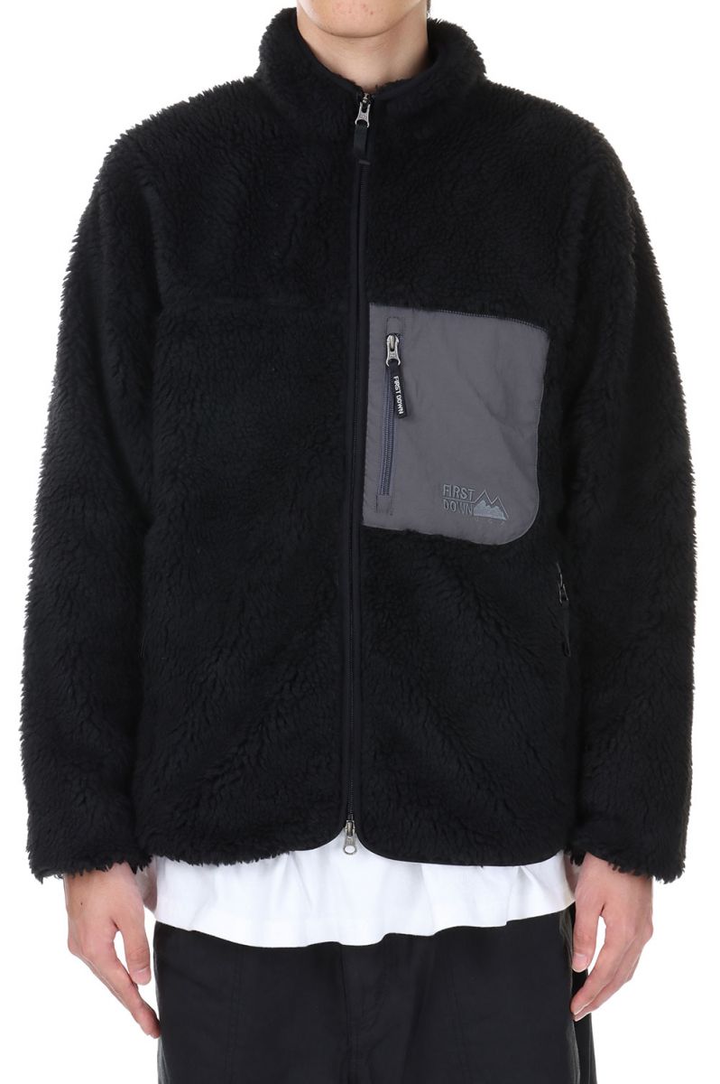 【楽天市場】【SALE / 30%OFF】BOA FLEECE JKT -BLACK(F542015) [BP] First Down -Men-(ファースト・ダウン)First Down ...