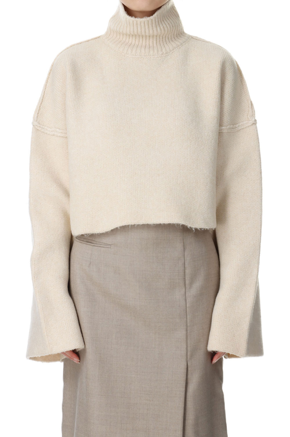 【楽天市場】Brashed Short Turtleknit -IVORY（12320525)Todayful(トゥデイフル ...