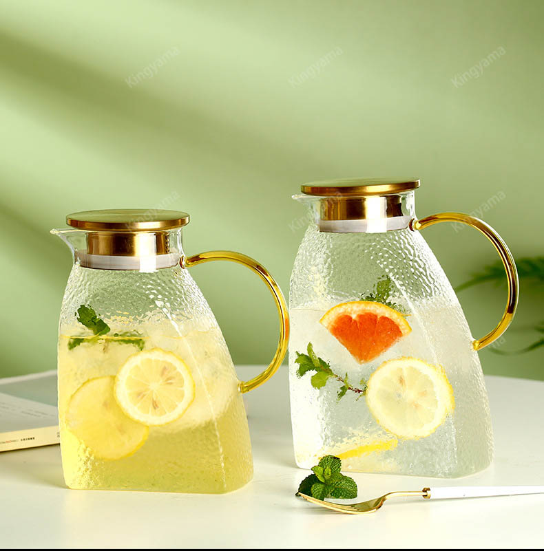 【楽天市場】ガラスポット 直火 1800ML/1500ML 耐熱ガラスポット ティーポット 耐熱ガラス 1.8L/1.5L 直火/電気陶炉対応 ピッチャー ステンレス茶こし一体型蓋 冷蔵庫 ...