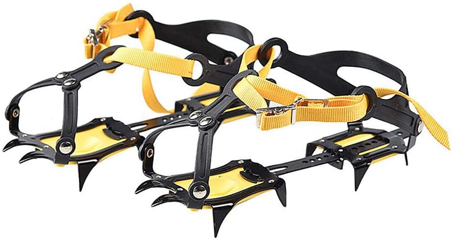 【楽天市場】\SALE★10％OFF／10本爪 アイゼン 簡単装着 収納袋付き フリーサイズ 雪山 登山 トレッキング 左右2個セット：FINTRUE