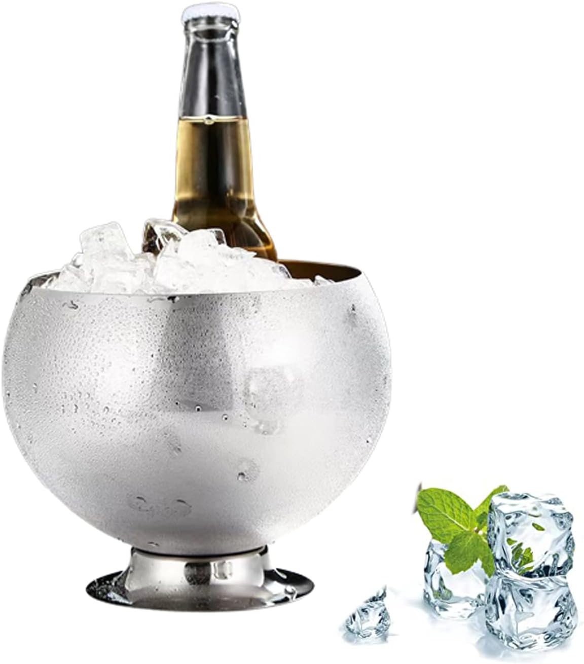 【楽天市場】アイスペール アイスバケット 二重構造 氷入れ ステンレス 円形 真空断熱 大容量 食器 料亭 旅館 居酒屋 飲食店 業務用：FINTRUE