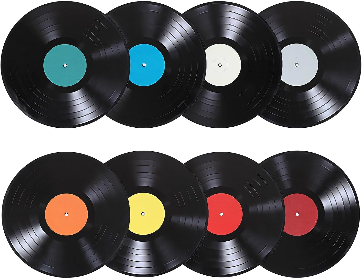 【楽天市場】8個 ブランクビニールレコードウォールデコ、9インチ フェイクヴィンテージレコード インディーウォールエステティックルーム装飾 ...