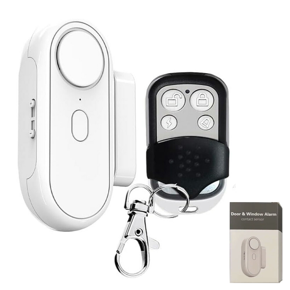 【楽天市場】【2024年新登場】防犯アラーム 窓ドア開閉センサー ドアセンサー 窓用 ドアベルセンサー ウインドウ 開放検知 防犯ブザー 5種類モードの音・音量調整 閉め忘れ対策 120dB ...