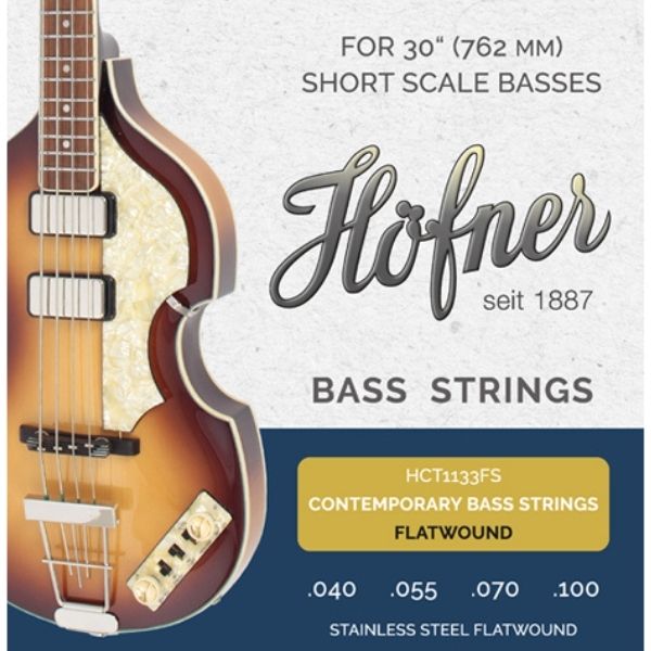 【楽天市場】Hofner Bass Strings CT - Flatwound Stainless Steel HCT1133FS ヘフナー ...