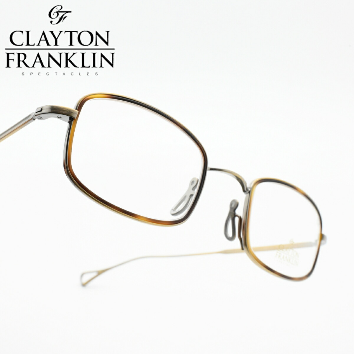【楽天市場】CLAYTON FRANKLIN クレイトンフランクリン661 AGP/MDM：デコリンメガネ