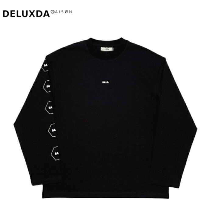 【楽天市場】【BALR. / ボーラー】【日本限定】B1111 1055 BOX FIT LOGO LONGSLEEVE T-SHIRT ロン ...