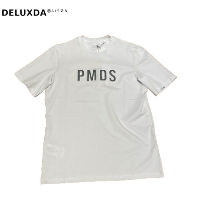 【楽天市場】ポイント5倍【P.M.D.S. ピーエムディーエス】HAMIT / TS207 410591384129 Tシャツ シンプル ロゴT PMDS イタリア製 ホワイト エンボス加工 ...