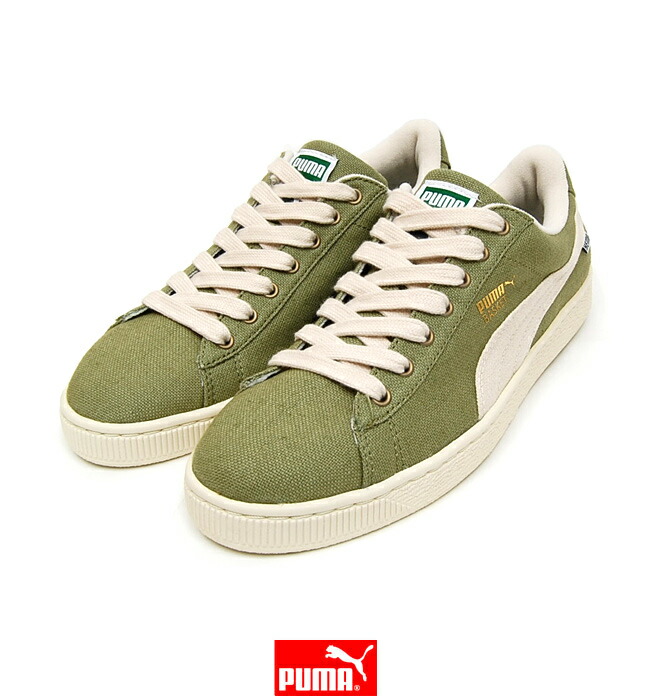 【楽天市場】362335-01【PUMA】プーマ /"BASKET CLASSIC HEMP"バスケット クラシック ヘンプ ローカット ...