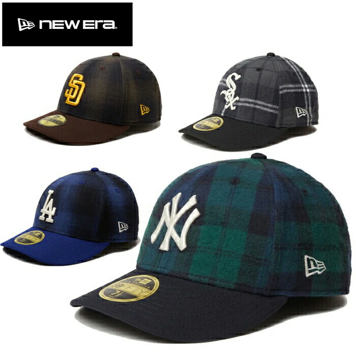 【楽天市場】ニューエラ NEW ERA® LP 59FIFTY MLB OMBER CHECK CAP【20%OFFセール】 ロープロ 59 ...