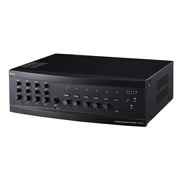 【楽天市場】VM-2120 TOA システムマネージメントアンプ 120W 屋内用 ( ティーオーエー ・ トーア )：防災なら電池屋別館