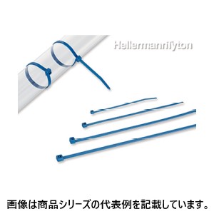 【楽天市場】ヘラマンタイトン 形番：MCTXR100-BLU(100ﾎﾝ) メタルコンテントタイ 材質：変性66ナイロン・鉄系成分 色：青 屋内使用 結束径φ(mm)：4.0～22.0 全長 ...
