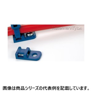 【楽天市場】ヘラマンタイトン MCCTAM1-BLU(100ｺｲﾘ) メタルコンテント固定具（ビス止めタイプ） 材質：変性66ナイロン・鉄系成分 色：青 適用ビス：M5 使用インシュロックタイ ...